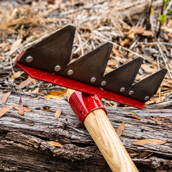 Fire Rake; 52 in. Wooden Handle - Council Tool