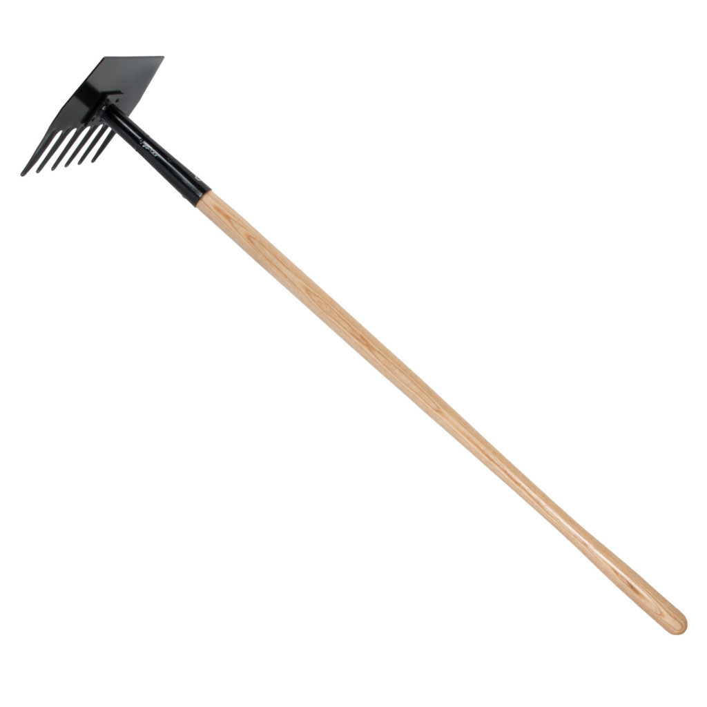 Fire Rake; 60 in. Wooden Handle - Council Tool